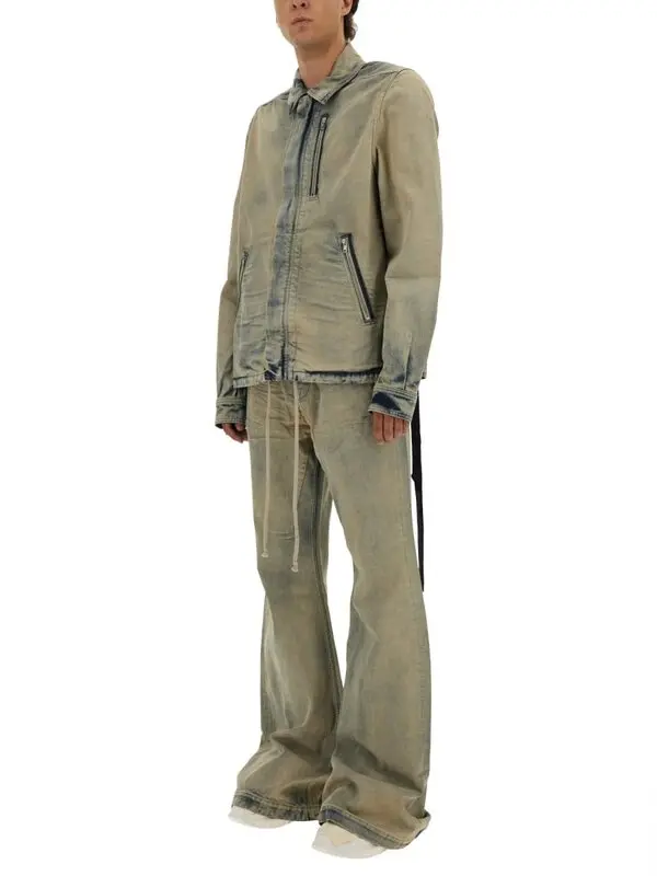 Rick Owens Jacket With Concealed Zipper