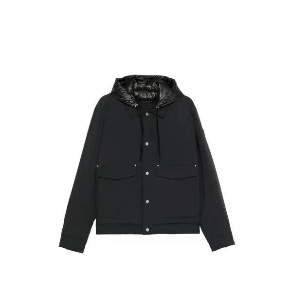 Moose Knuckles Hooded Jacket - Black
