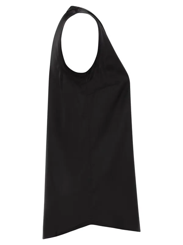 Brunello Cucinelli Stretch Silk Satin Top