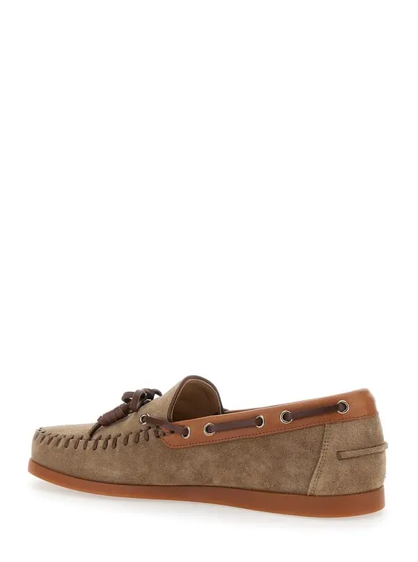 Valentino Garavani Leather Loafers - Brown