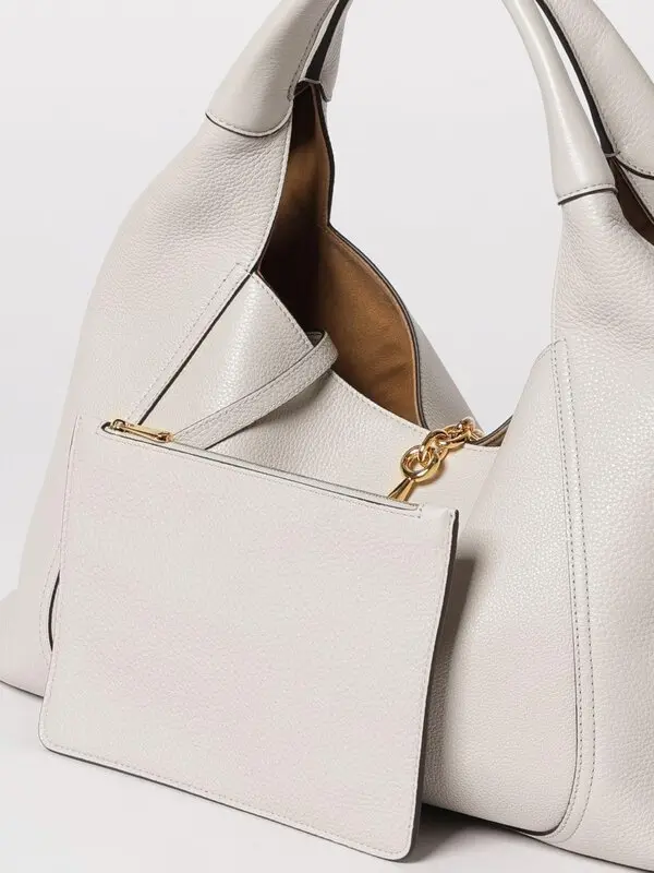 Gucci Softbit Maxi Grained Leather Bag - White