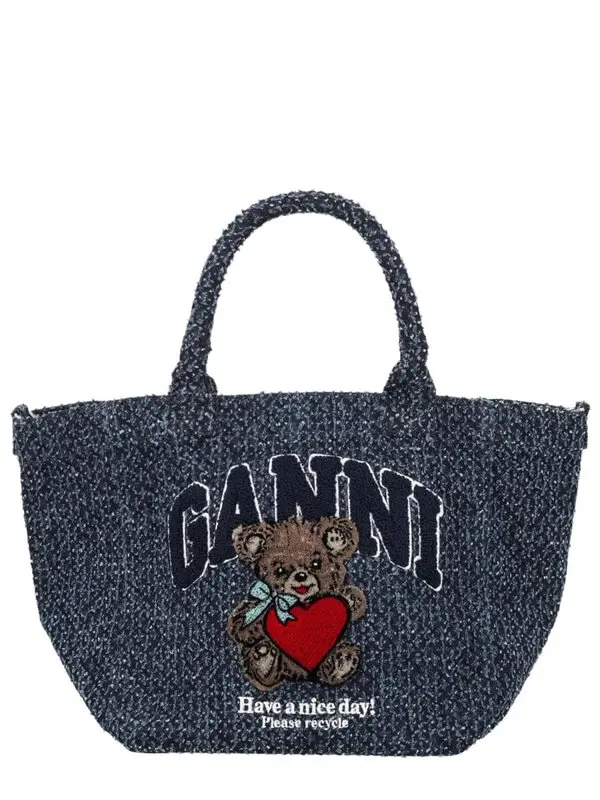 GANNI Tote Bag With Logo