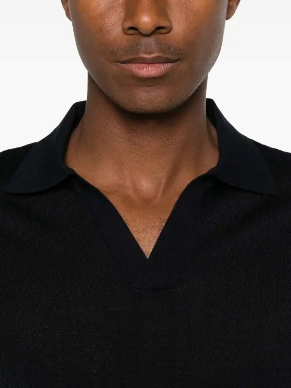 MONTECORE V-neck Knit T-shirt