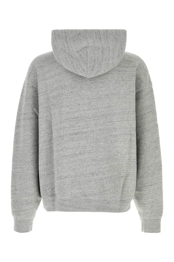 Dsquared2 Melange Grey Cotton Oversize Sweatshirt - Gray