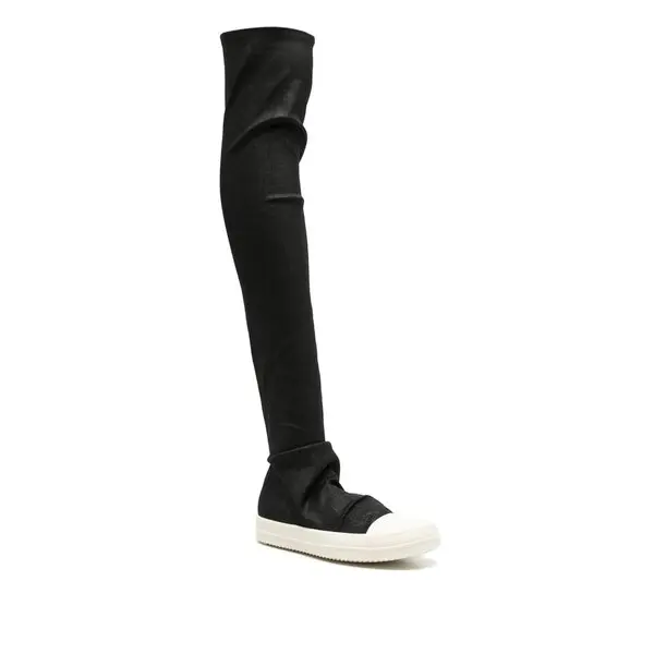 Rick Owens Over The Knee Boots - Black