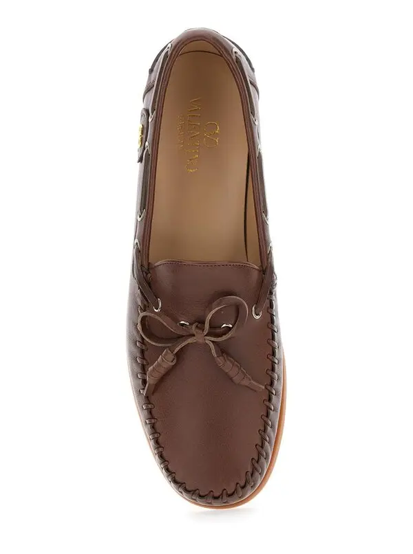 Valentino Garavani Palm Avenue Loafers - Brown
