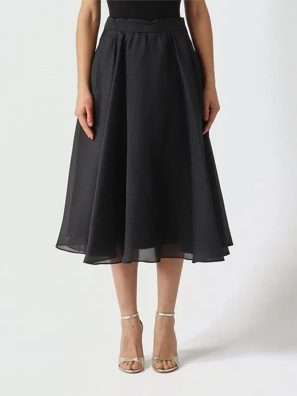 Max Mara Silk Midi Skirt