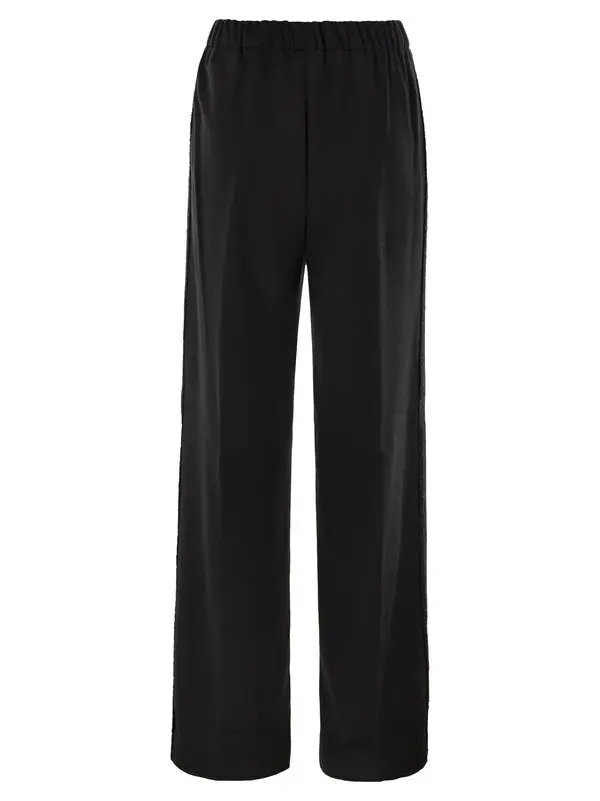 Herno Flannel-effect Wide-leg Trousers