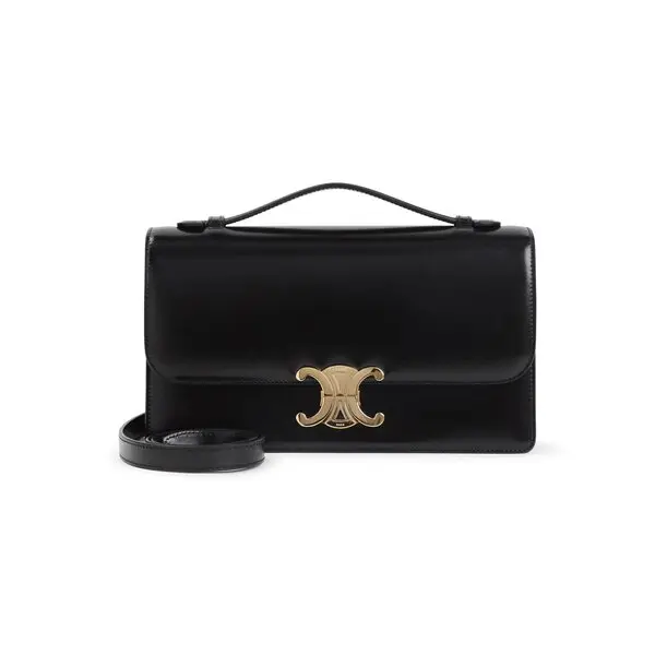 Celine Triomphe Medium Folio - Black