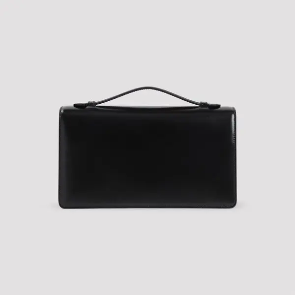Celine Medium Triomphe Folio Bag - Black