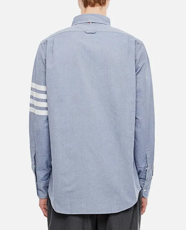Thom Browne Classic 4bars Cotton Shirt - Multicolor