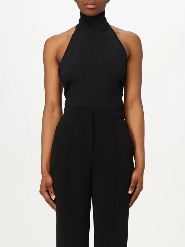 Max Mara Sleeveless Mock Neck Top