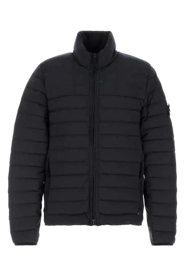 Stone Island Stretch Nylon Down Jacket - Blue