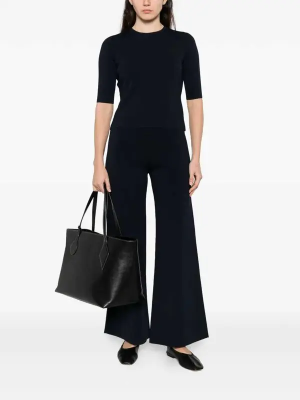 Max Mara Embossed Knit Top - Blue