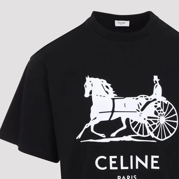 Celine Relaxed T-shirt - Black