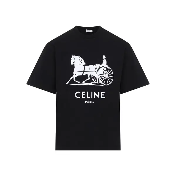 Celine Relaxed T-shirt - Black