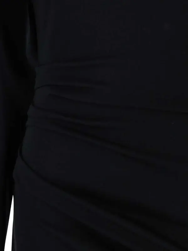 Max Mara Gathered Dress - Black