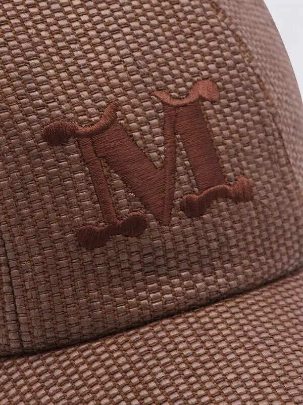 Max Mara Cotton Blend Baseball Cap With Logo