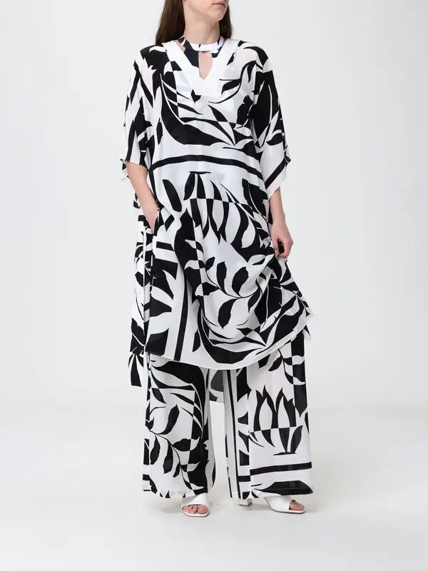Max Mara Tropical Print Halter Neck One-piece Swimsuit