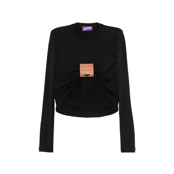 JEAN PAUL GAULTIER Tops T-shirts & Jerseys - Black