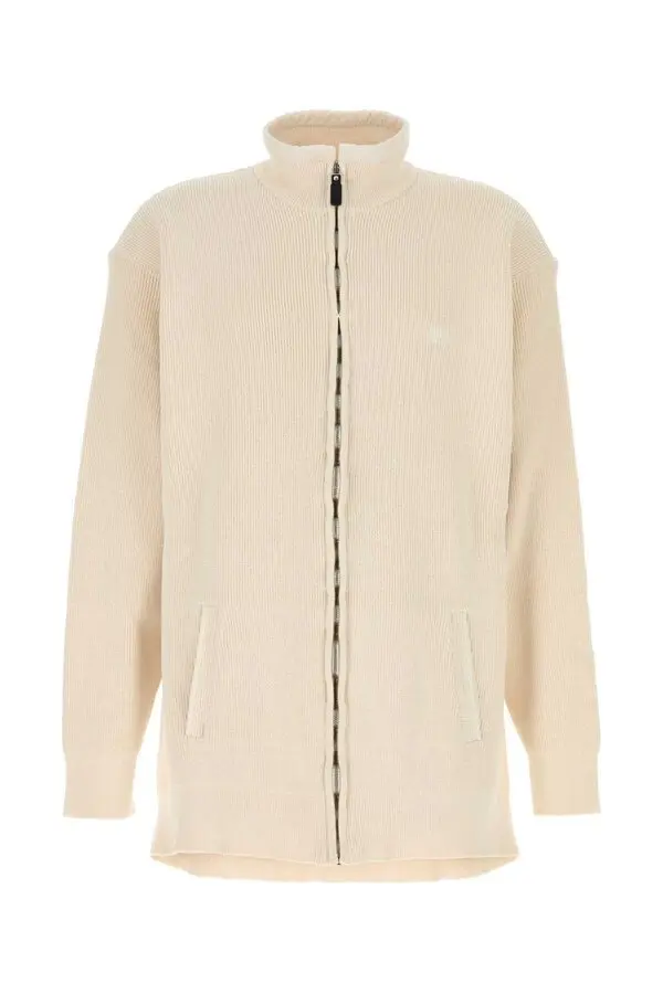 Balenciaga Cream Cotton And Polyester Sweater