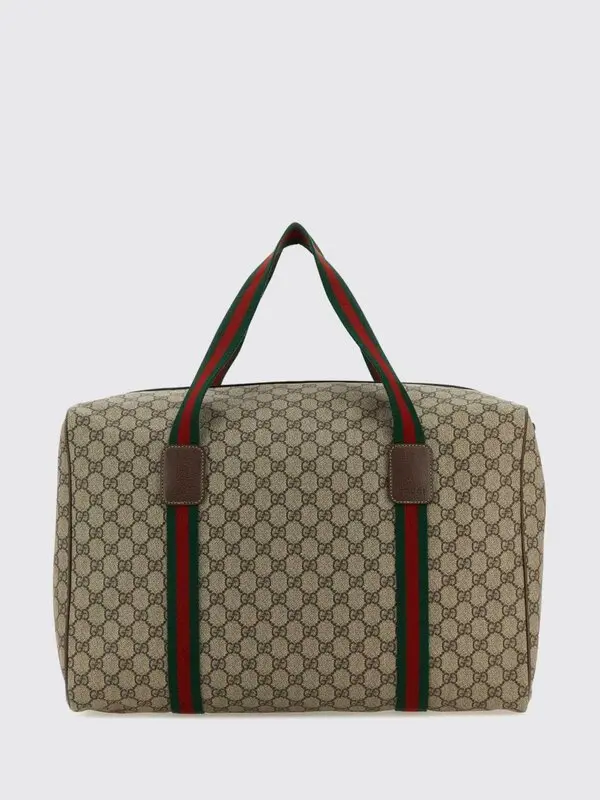 Gucci Gg Supreme Duffle Bag - Cream