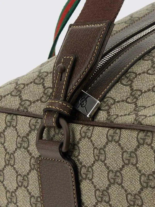 Gucci Gg Supreme Duffle Bag - Cream
