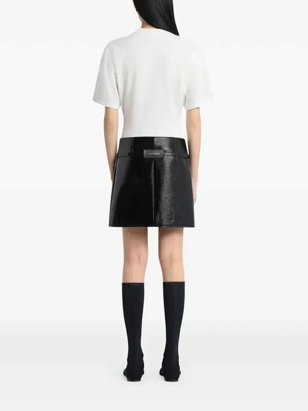 COURREGES Printed Cotton T-shirt