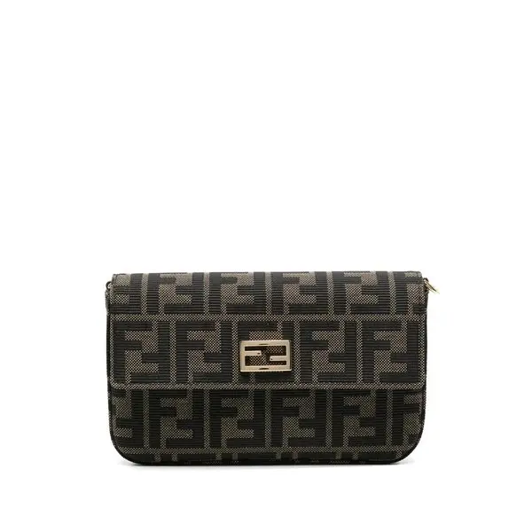 Fendi Black Clutch Bags - Brown