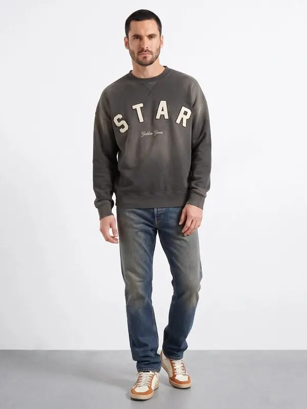 GOLDEN GOOSE Star Sweatshirt - Gray