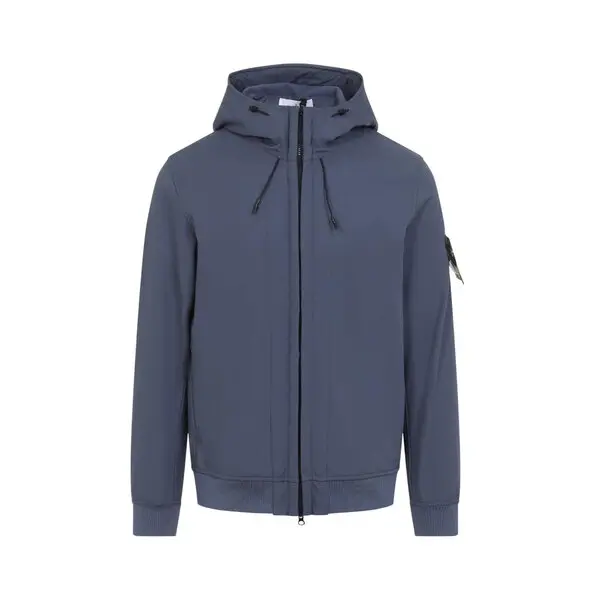 Stone Island Soft Shell Jacket - Blue