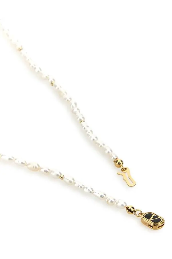Valentino Garavani Pearls Ovalette Necklace