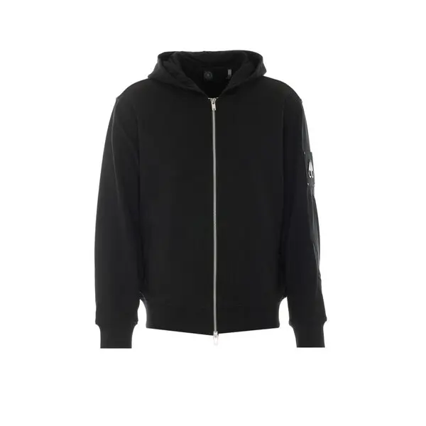 Moose Knuckles Hartsfield Zip-up Hoodie - Black