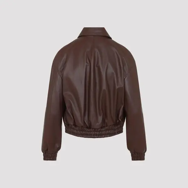 Celine Lamb Leather Jacket - Brown