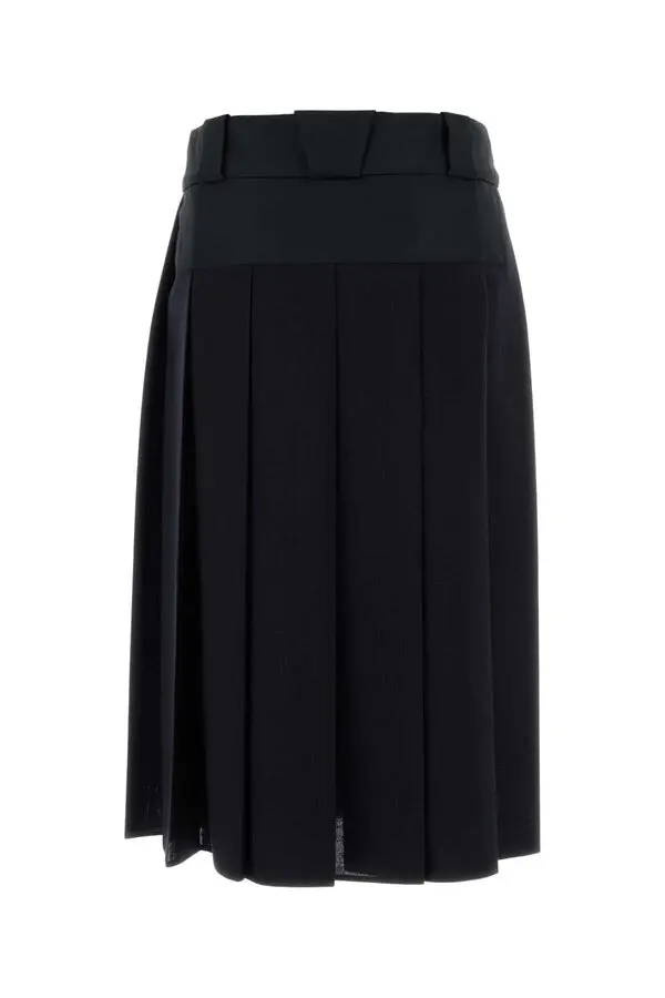 Prada Dark Wool Skirt