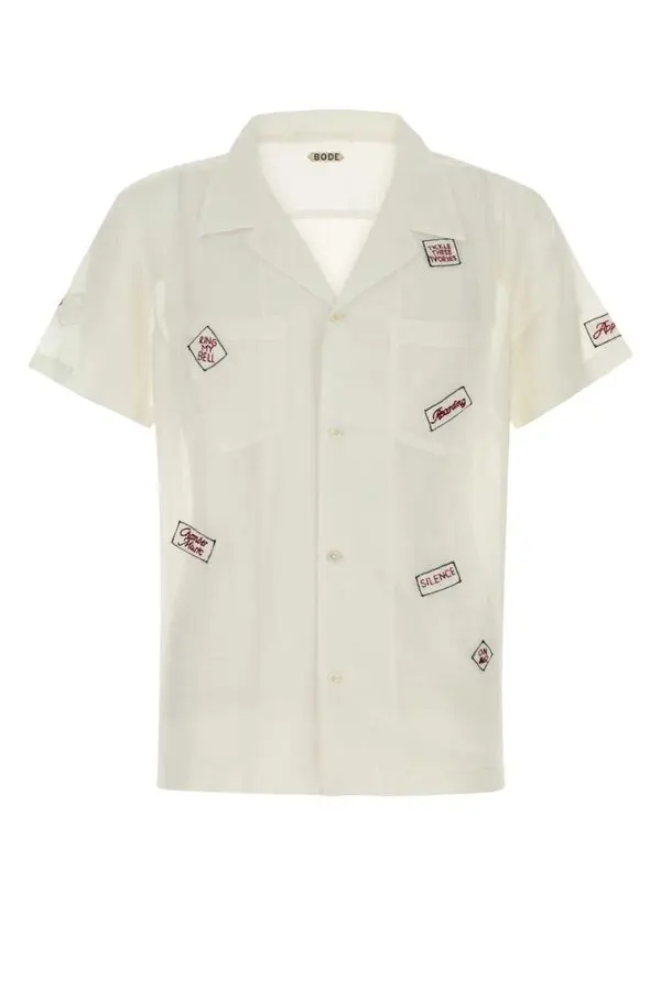 BODE Cotton Blend On Air Shirt - White