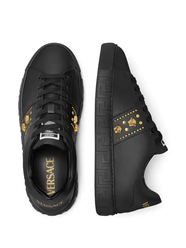 Versace Greca Sneakers With Studs