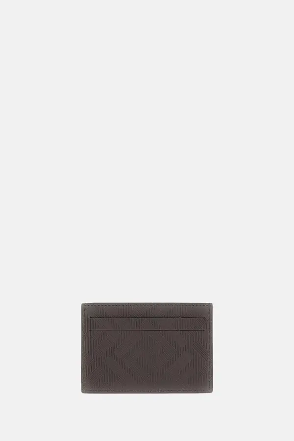 Fendi Slim Cardholder In Shadow Leather