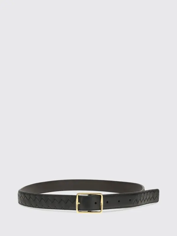 Bottega Veneta Woven Lambskin Leather Belt