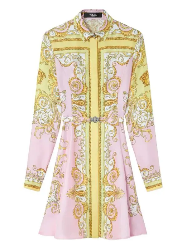 Versace Silk Midi Dress