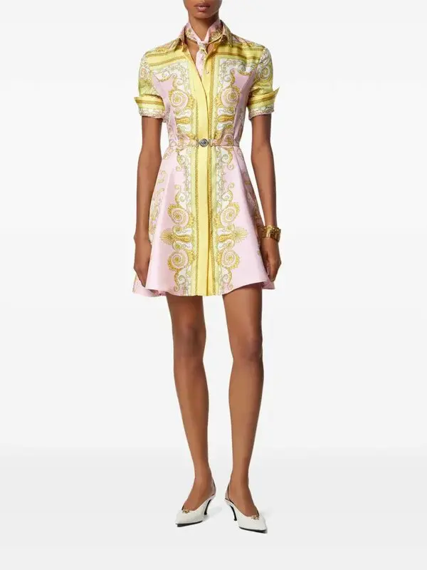 Versace Silk Midi Dress