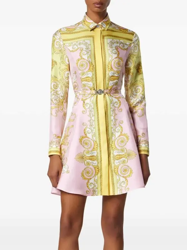 Versace Silk Midi Dress