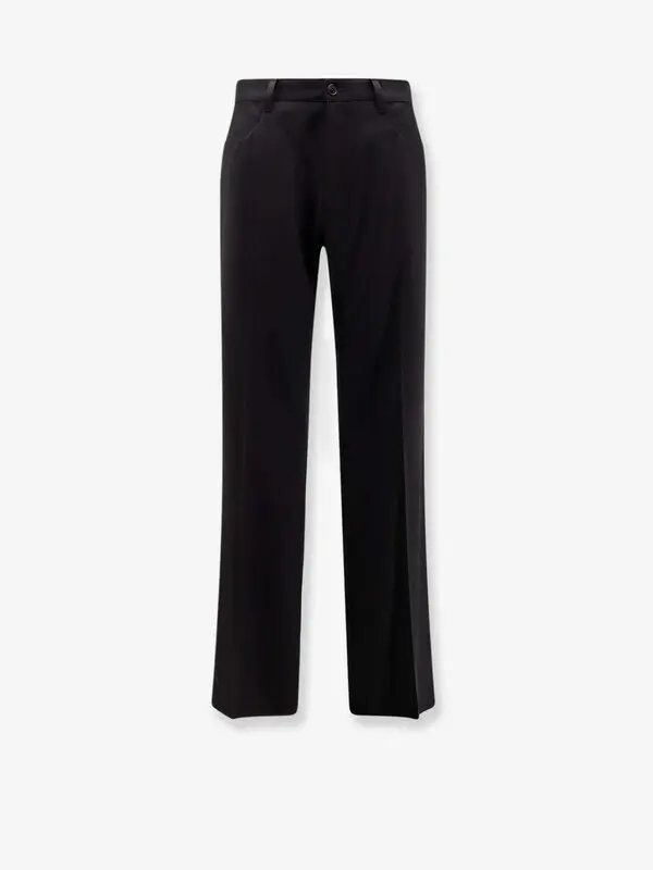 Balenciaga Straight Fit Cotton Trousers