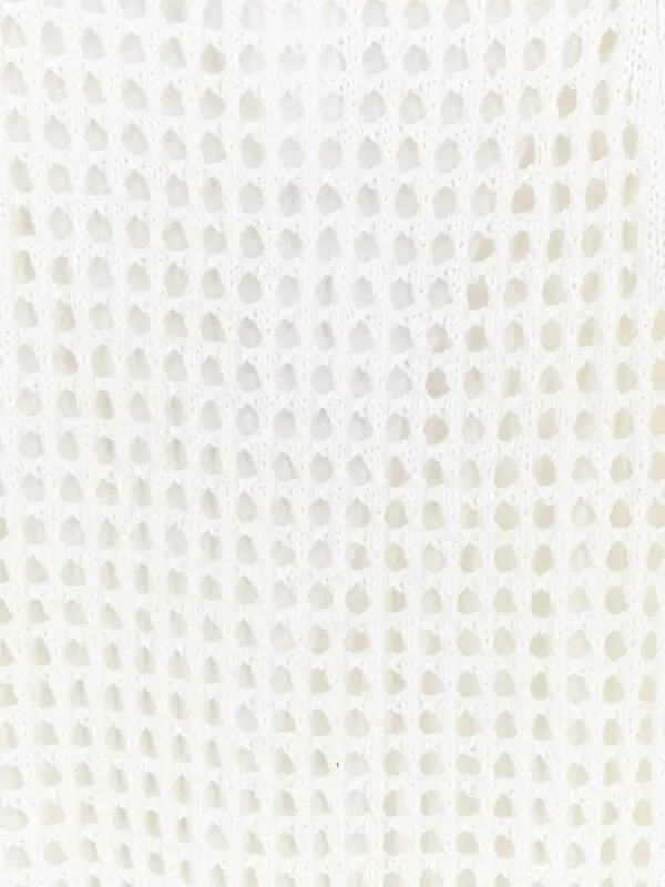Max Mara Openwork Skirt - White
