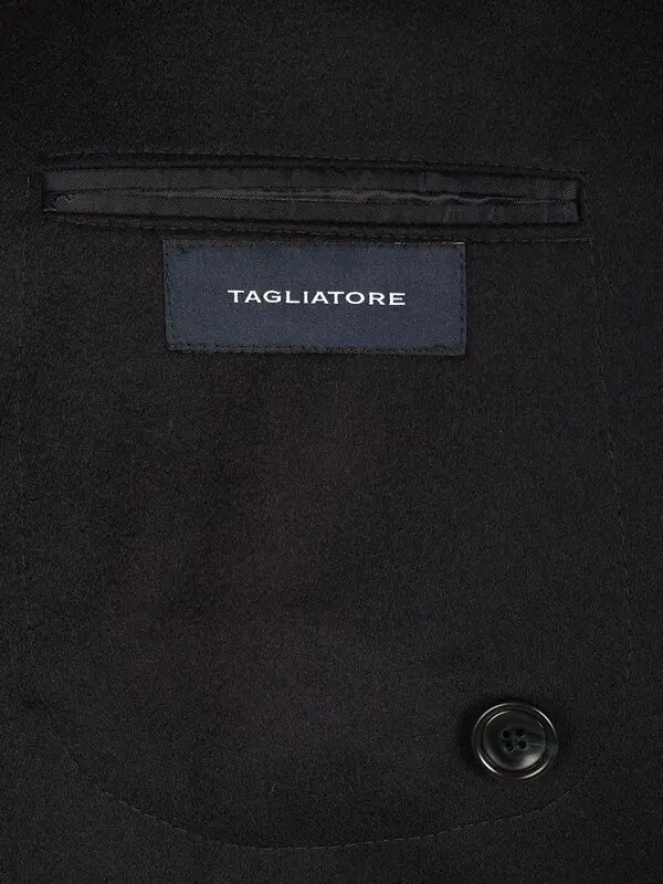 Tagliatore Double-breasted Wool And Cashmere Blazer