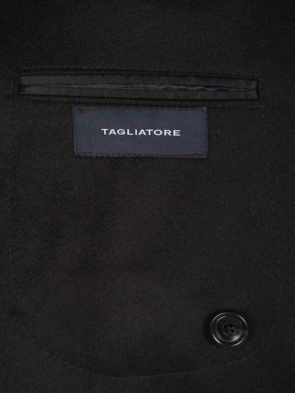 Tagliatore Double-breasted Wool And Cashmere Blazer
