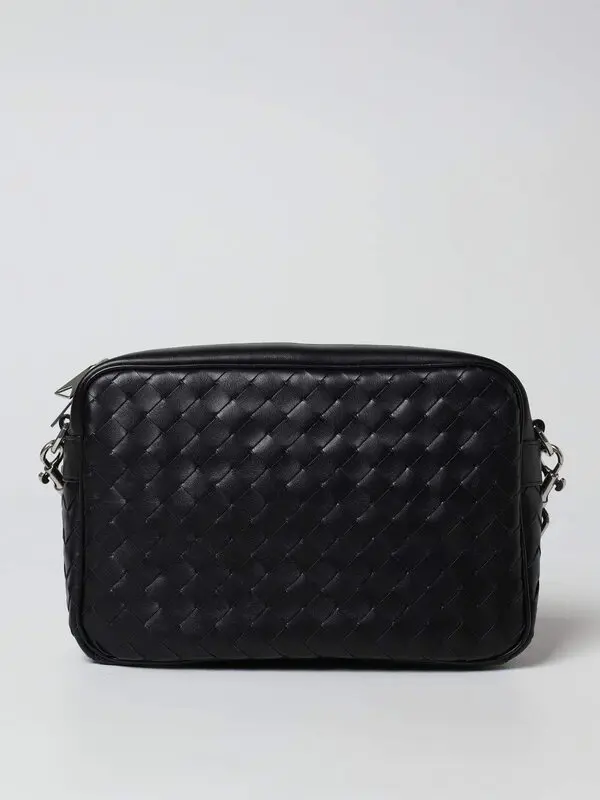 Bottega Veneta Woven Leather Bag - Black