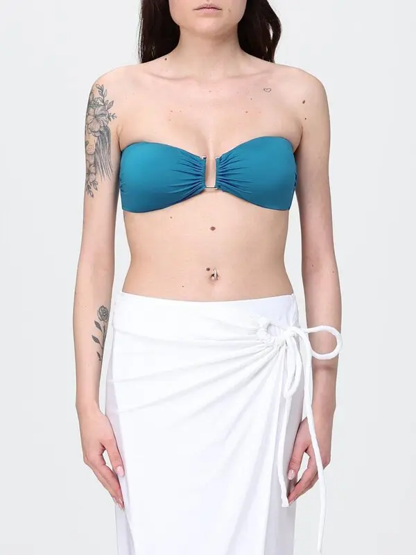 Max Mara Polyester Bikini Top - Blue