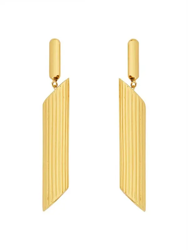 Moschino Teddy Bear Clip Earrings - Gold