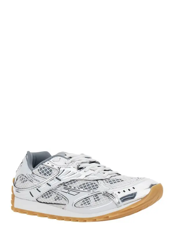 Bottega Veneta Orbit Tech Fabric Sneaker - Silver